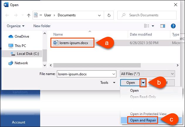 Text Recovery Converter How To Repair And Recover Corrupted Word